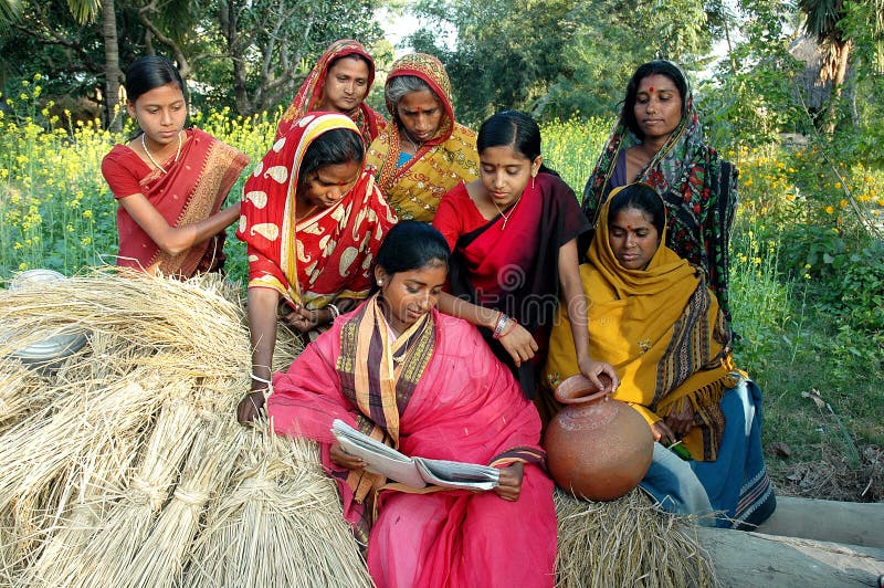 Female Literacy in India editorial photo. Image of sundarban - 14602591