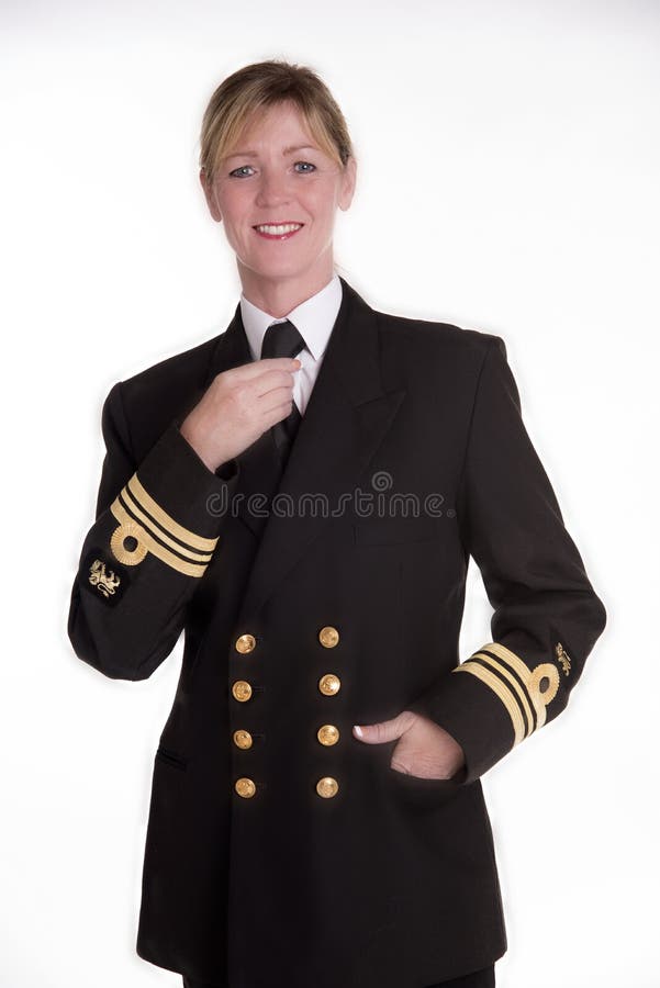 Female Lt Commander in Navy Uniform Stock Image - Image of naval ...