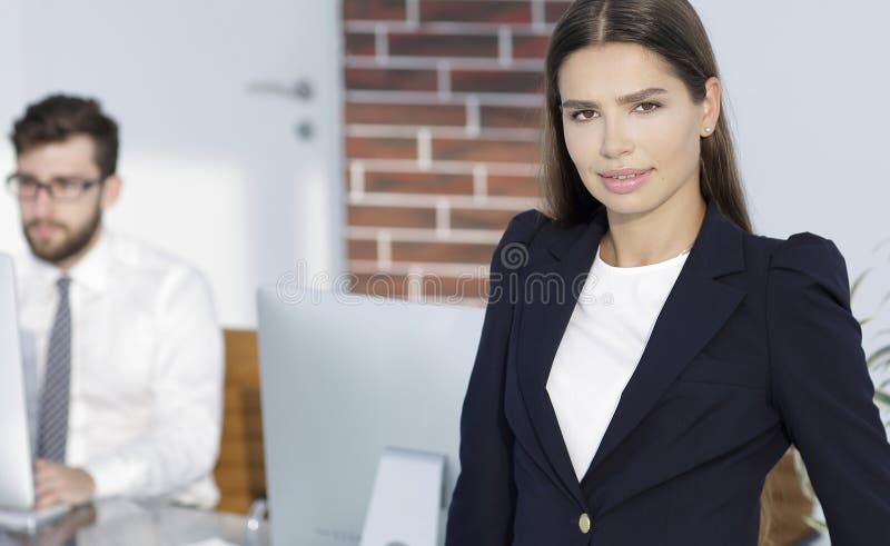 Female Manager in the Workplace Stock Photo - Image of leadership ...