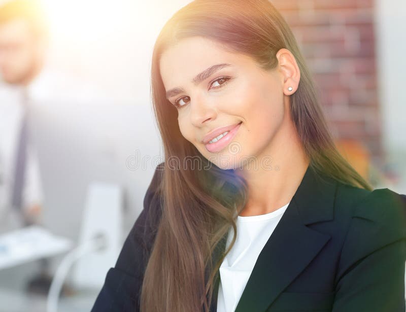 Female Manager in the Workplace Stock Image - Image of looking ...