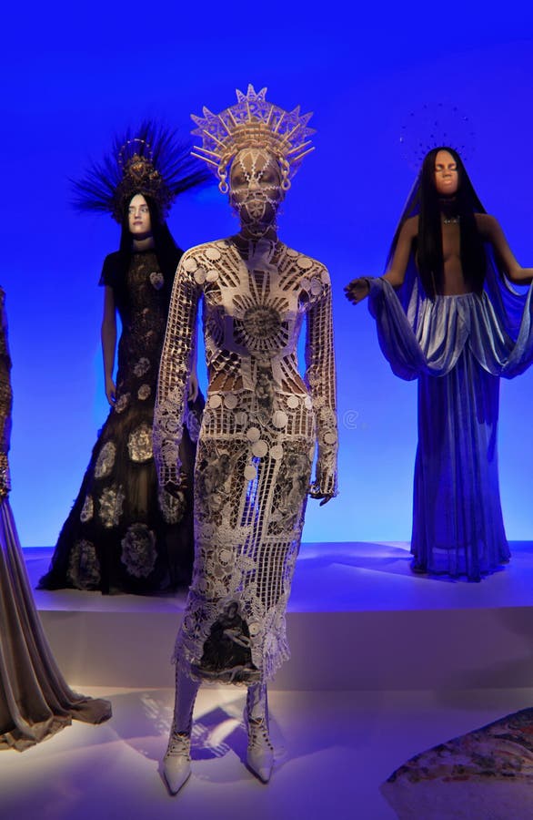 Female Mannequins at Gaultier Exhibition Editorial Photo - Image of ...