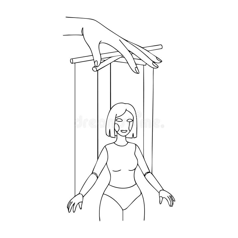 Puppet Strings Silhouette Stock Illustrations – 90 Puppet Strings ...
