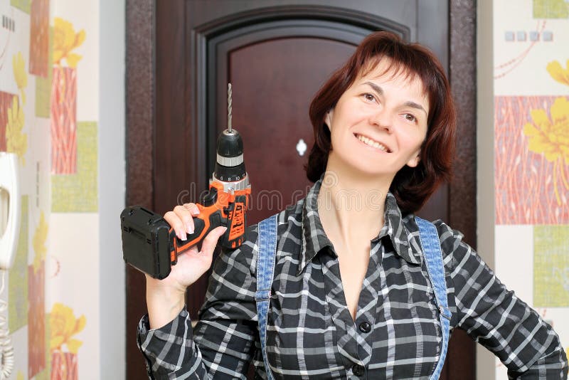 Female master stock image. Image of construction, house - 131545843
