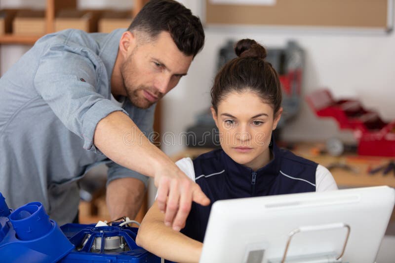 Female Mechanic Learning Trade Stock Image - Image of auto, learning ...