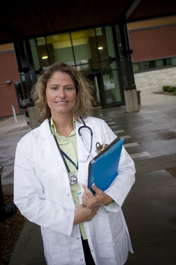Female Medical Professional with Child Stock Image - Image of nurse ...