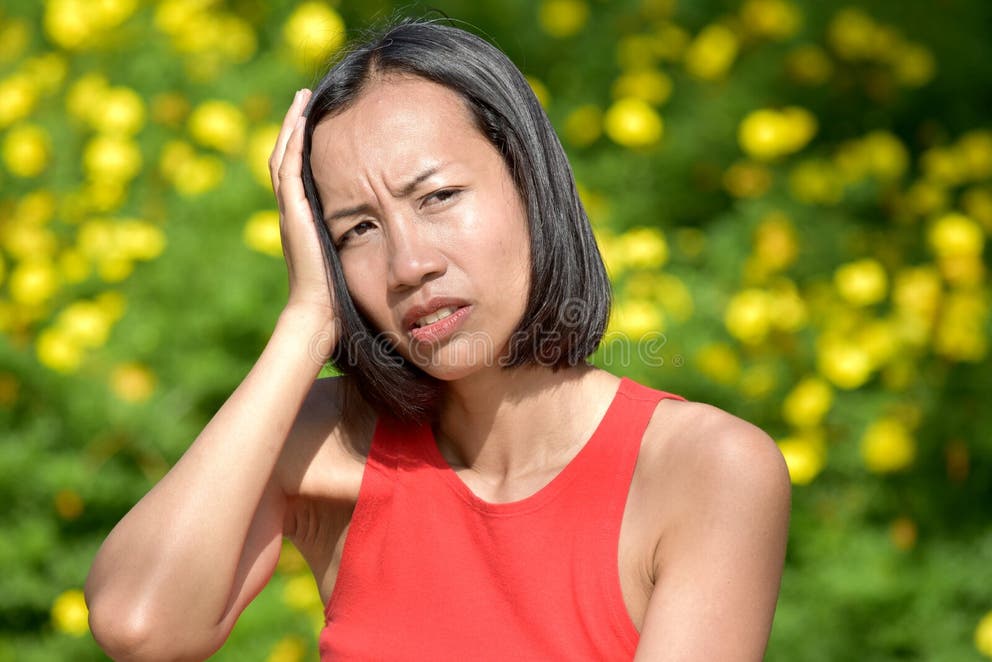 Female and Memory Loss stock photo. Image of storage - 130626472