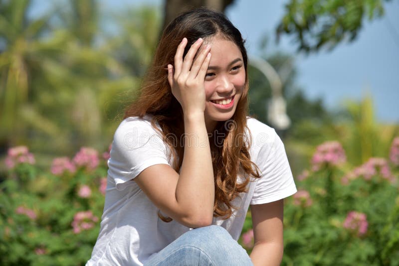 A Female Memory Problems stock photo. Image of information - 156586738