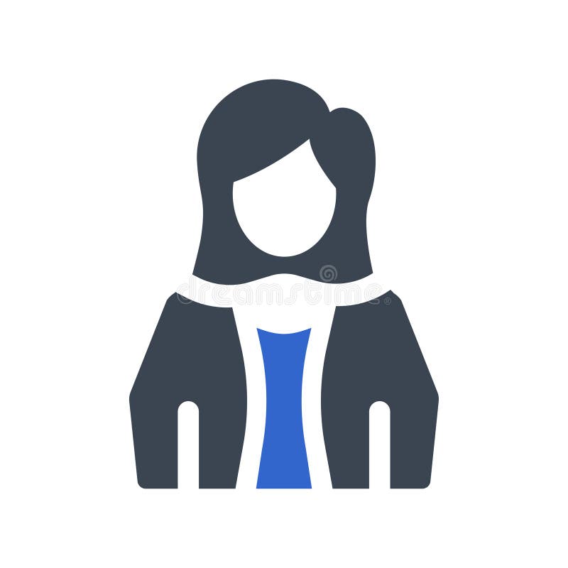 Female millennial icon stock vector. Illustration of user - 344605232