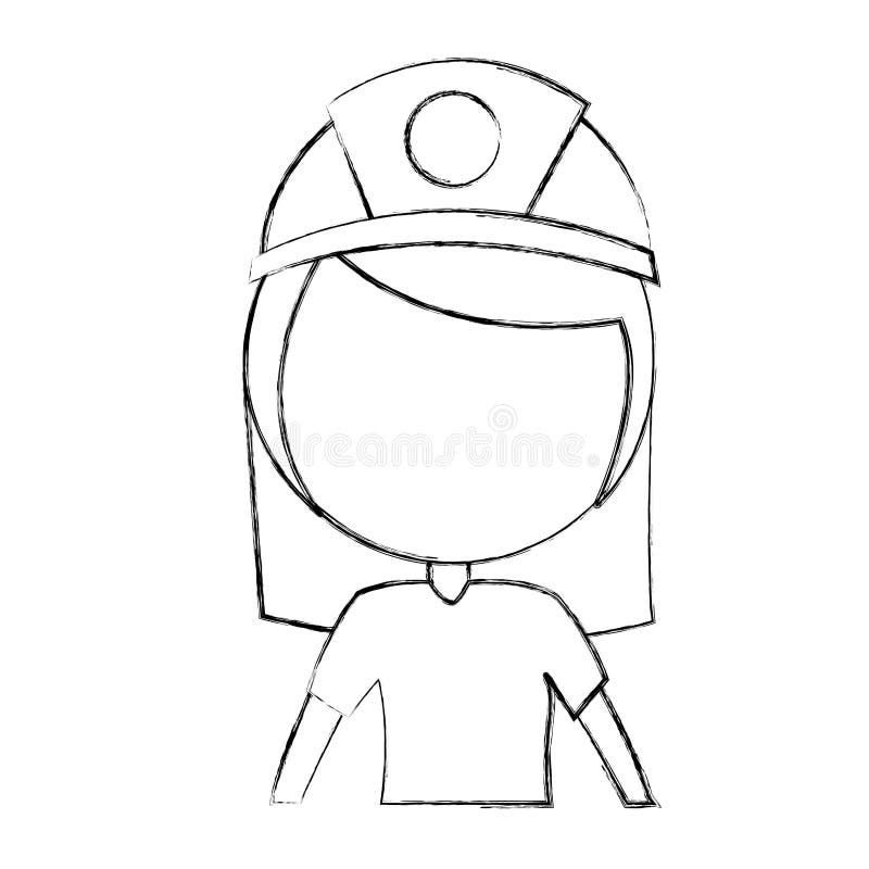 Female Miner Avatar Character Stock Vector - Illustration of icon ...