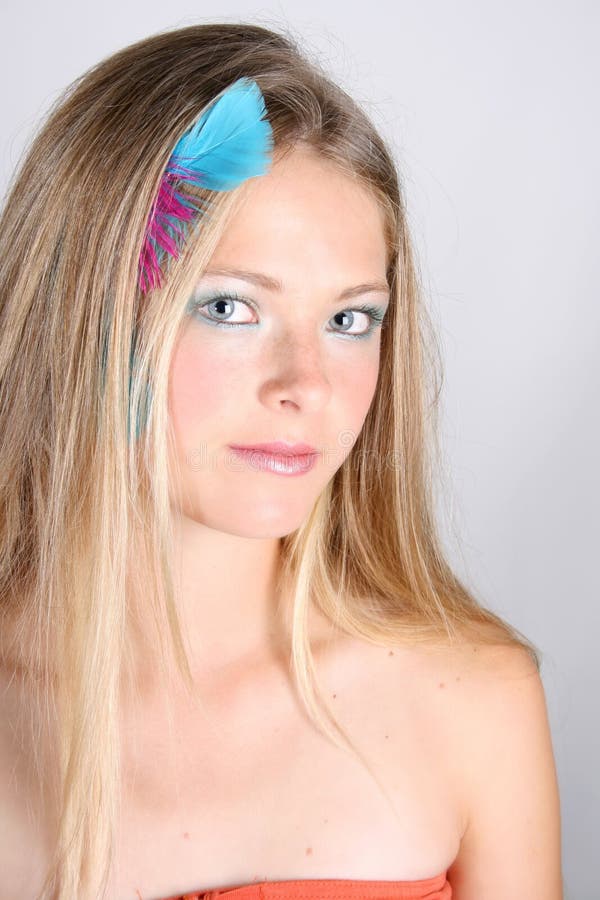 Female Model stock photo. Image of blond, pose, pretty - 7306804