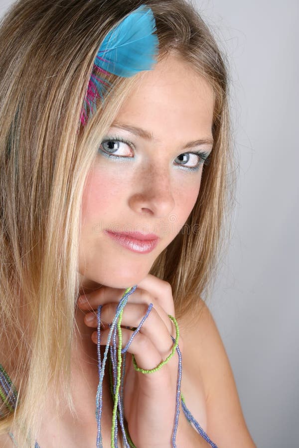 Female Model stock photo. Image of blond, pose, pretty - 7306804