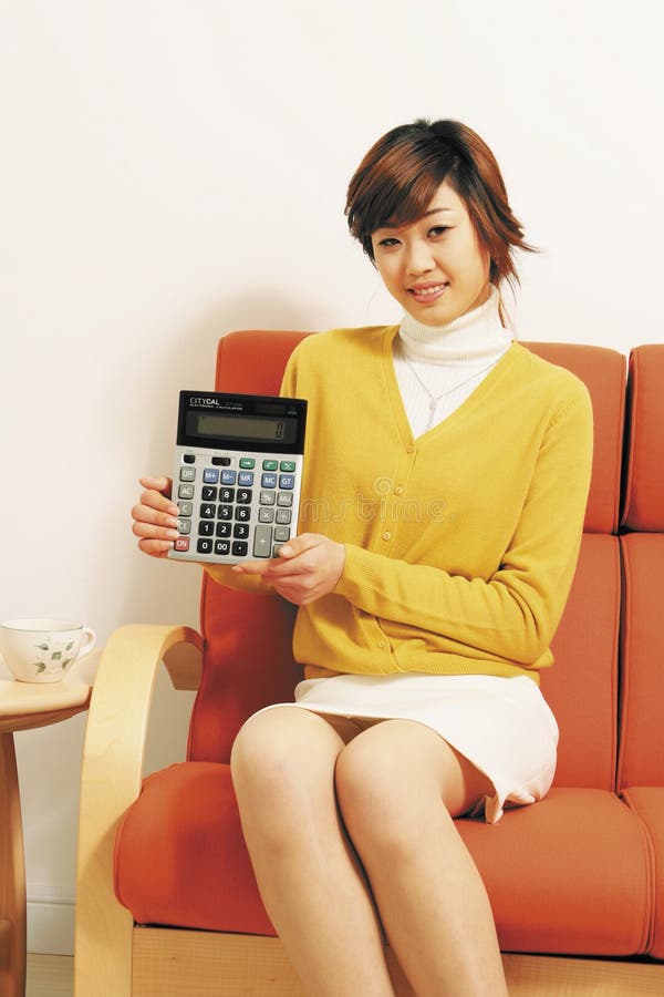 Female models editorial stock image. Image of skirt, calculator - 81590294