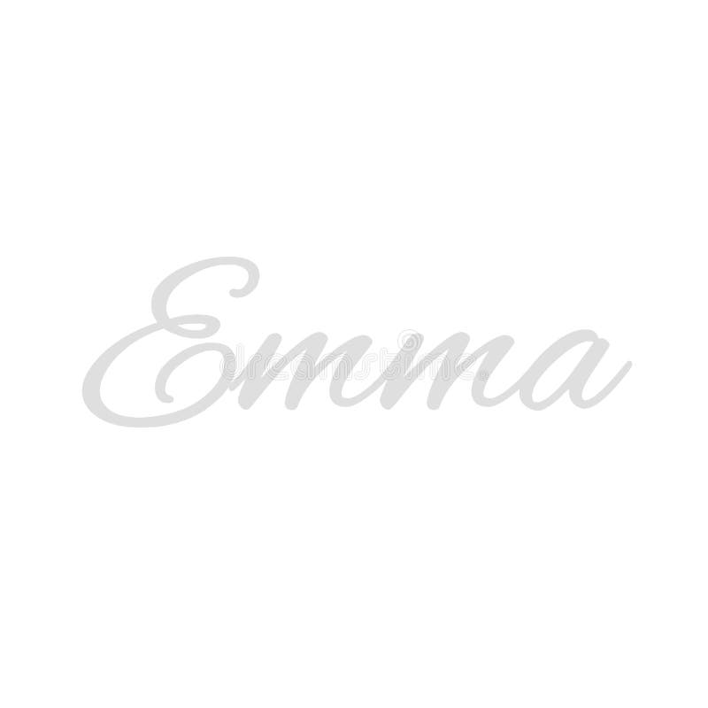 The Female Name is Emma. Background with the Female Name Emma. a ...