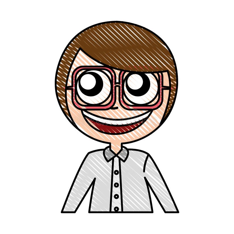 Female Nerd Avatar Character Stock Vector - Illustration of character ...