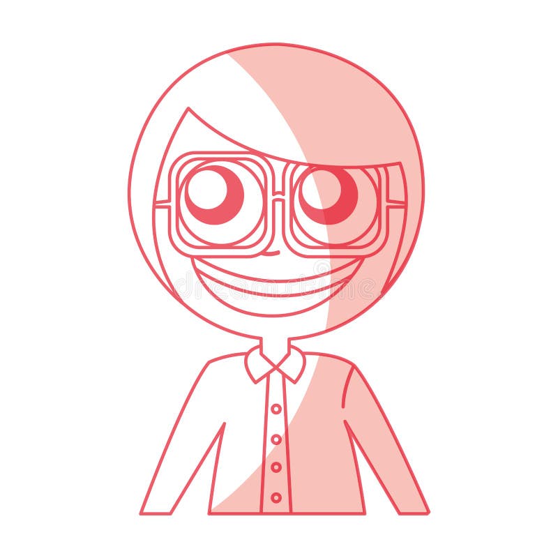 Female Nerd Avatar Character Stock Vector - Illustration of character ...