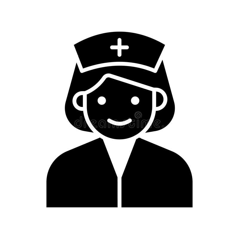Female Nurse Isolated Vector Icon Which Can Easily Modify or Edit Stock ...