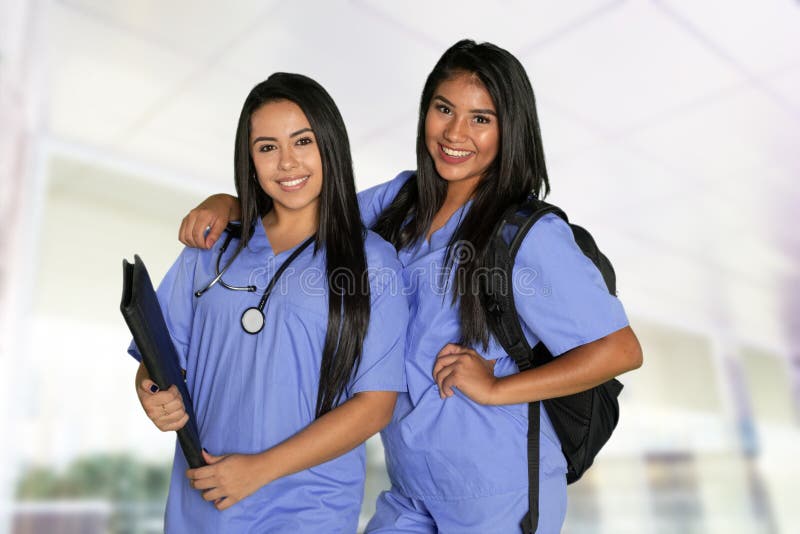 Female Nursing Students stock image. Image of women - 130216981