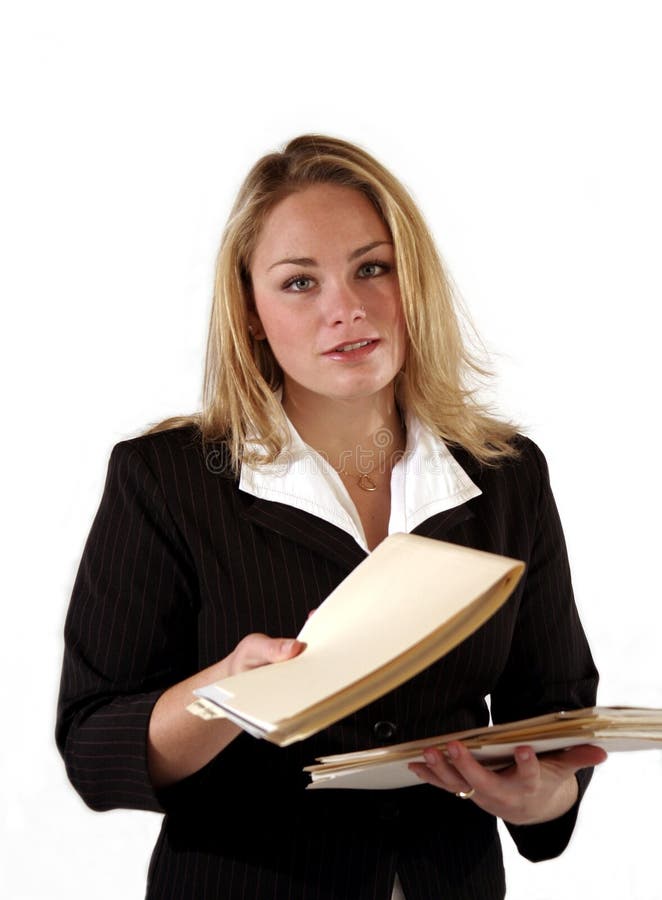 Female Office Worker stock photo. Image of caseload, girl - 314562