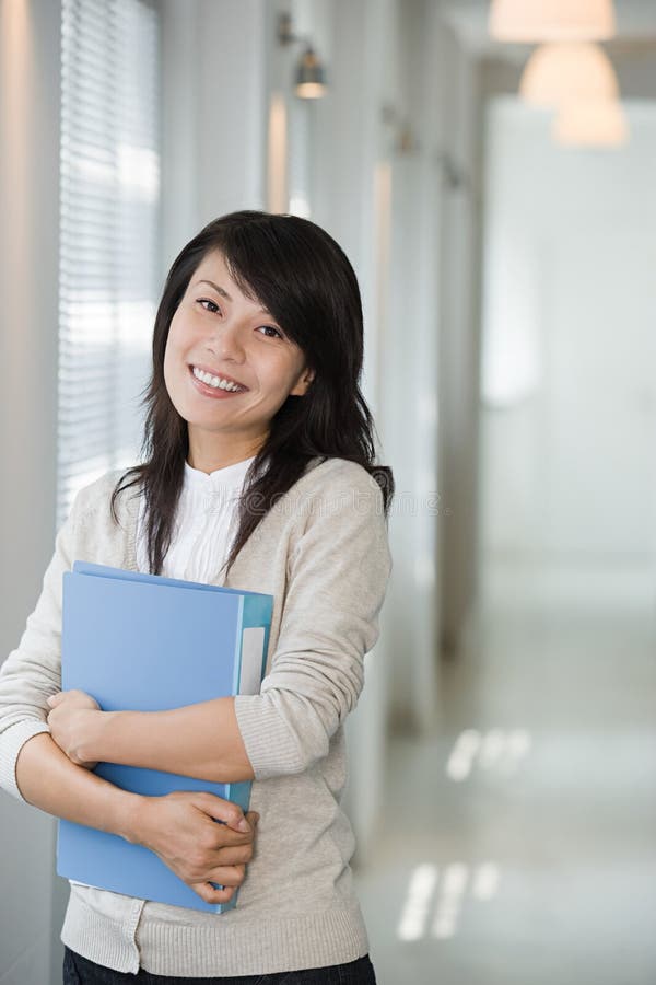 Female office worker stock photo. Image of asian, management - 62808040