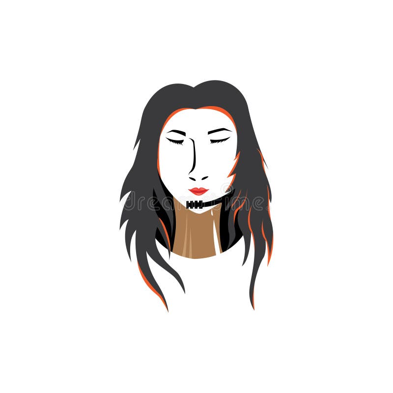 Female Operator Vector Design Illustration Stock Vector - Illustration ...