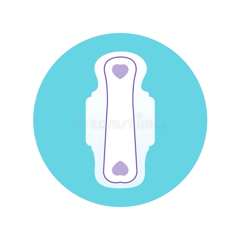 Female Pad Vector Isolated Icon in Flat Design Stock Vector ...
