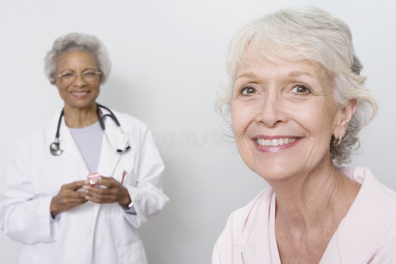Senior Man on Health Control Stock Image - Image of elderly, expert ...