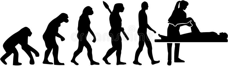 Female Physical Therapist Evolution Stock Vector - Illustration of treatment, physiotherapist ...