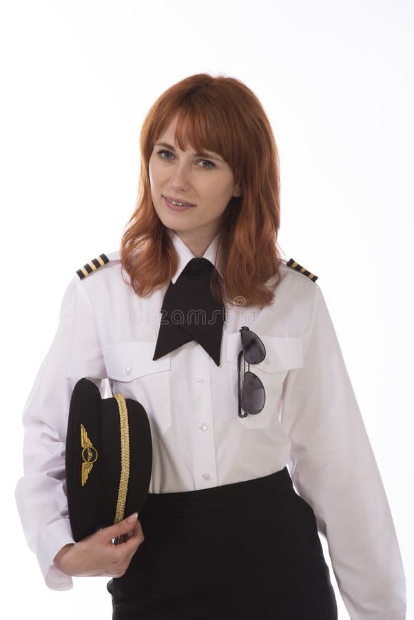 Young Female Airline First Officer Uniform Stock Photos - Free ...