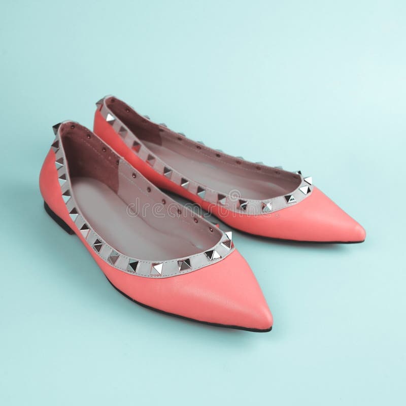 Female pink shoes stock photo. Image of relaxation, concept - 82844314