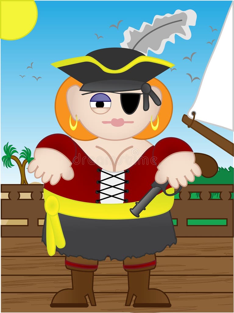 Fat Pirate Stock Illustrations – 350 Fat Pirate Stock Illustrations ...
