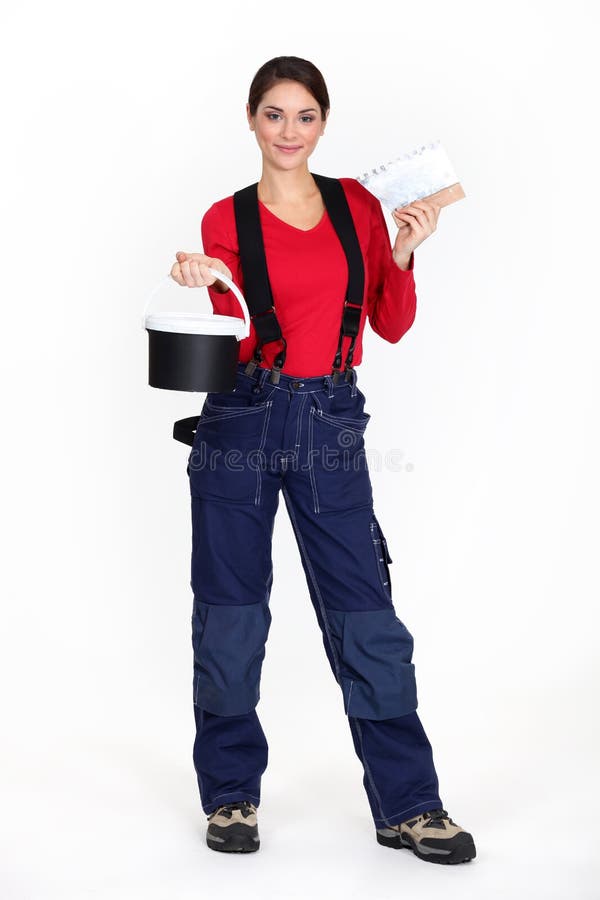 625 Female Plasterer Stock Photos - Free & Royalty-Free Stock Photos ...