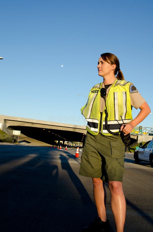 Female police officer stock photo. Image of woman, traffic - 26681274