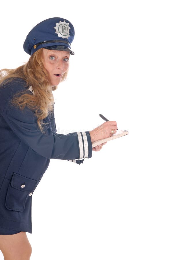 Female police officer stock image. Image of years, uniform - 26680329