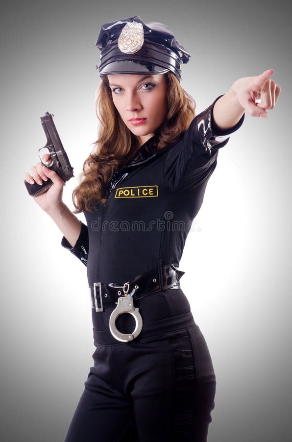 Female police stock photo. Image of adult, hitting, beauty - 47558422