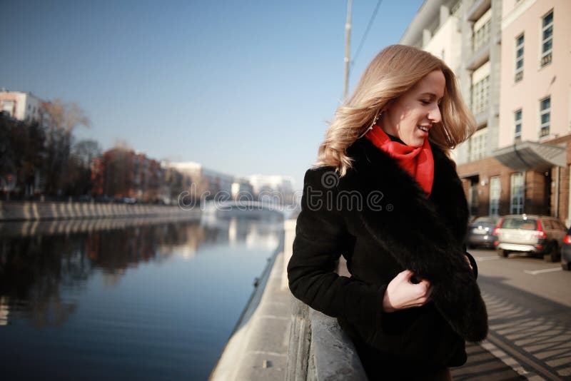 Female Portrait in Cold Tones Stock Image - Image of lifestyle, look ...