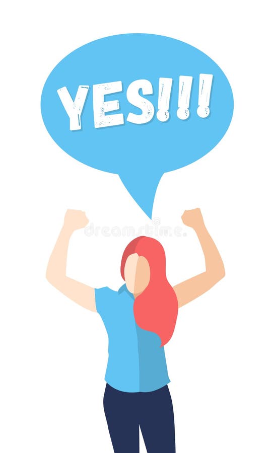 Yes Happy Success Stock Illustrations – 4,367 Yes Happy Success Stock ...