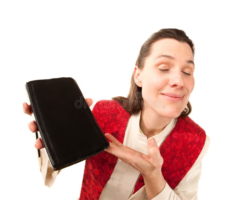 Funny Female Pastor Praying To God Stock Photo - Image of alone, clergy ...