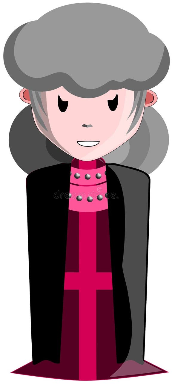 Female priest of Lucifer stock illustration. Illustration of abstract ...
