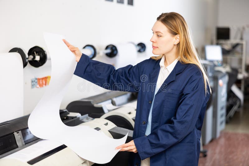 Portrait of a Positive Business Woman in Office Stock Photo - Image of ...