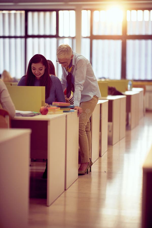Student Giving Answer in Class with His Hand Raised Stock Image - Image ...