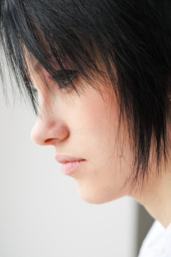 Female profile stock photo. Image of young, facial, sensuality - 9058172