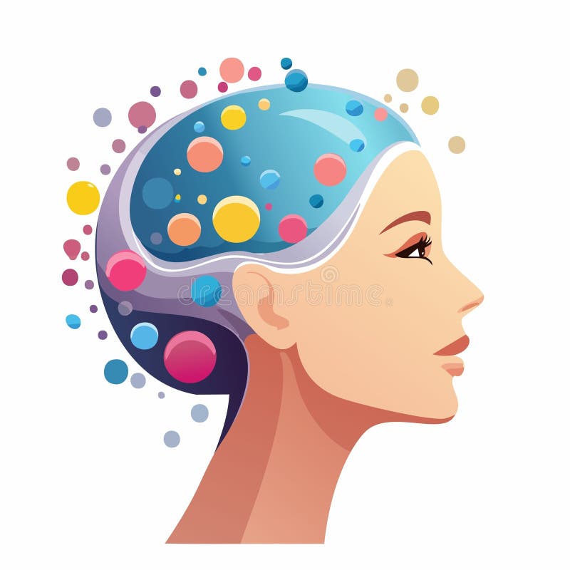 Brain Illustration Profile Vector Stock Illustrations – 19,388 Brain ...