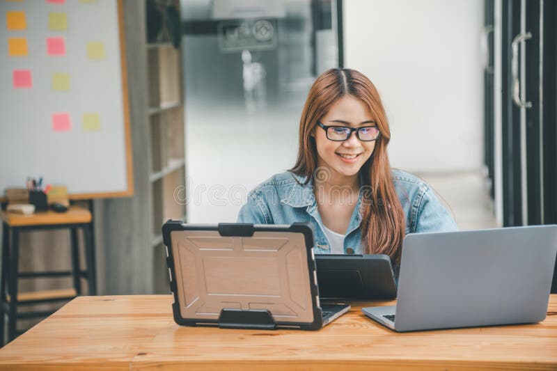 Female Programmer Working On Coding Software Development And Web