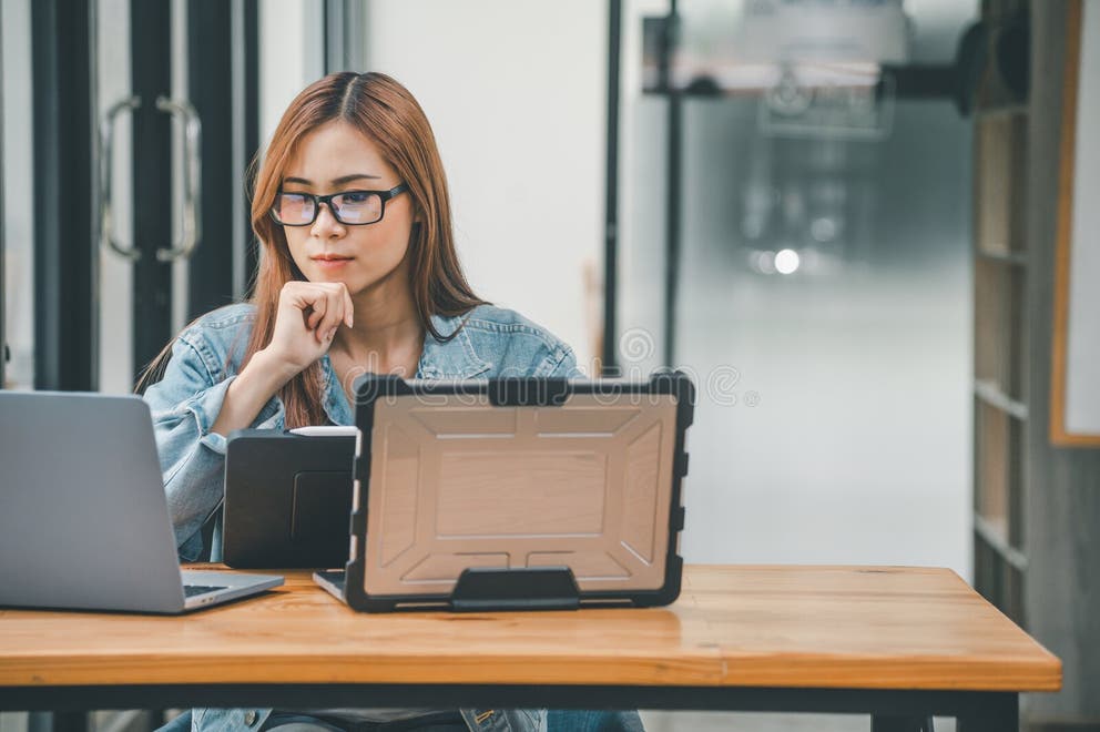 Female Programmer Working On Coding Software Development And Web