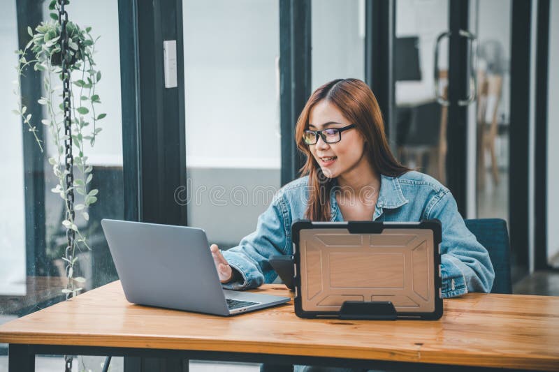 Female Programmer Working On Coding Software Development And Web