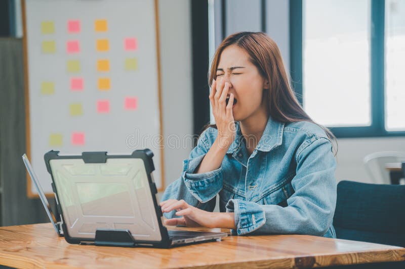 Female Programmers are Sleepy and Exhausted after Working and Planning To Work on Programming ...