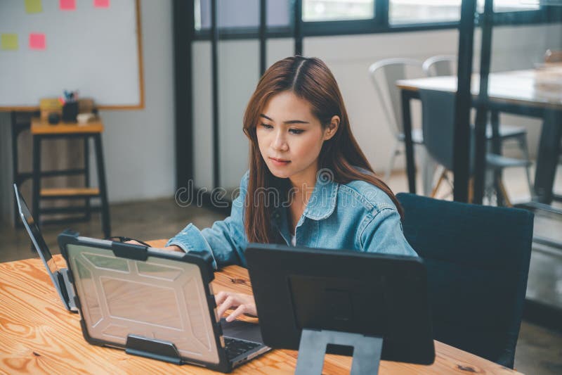 Female Programmers Are Thinking And Planning To Work On Programming Software Coding And Web