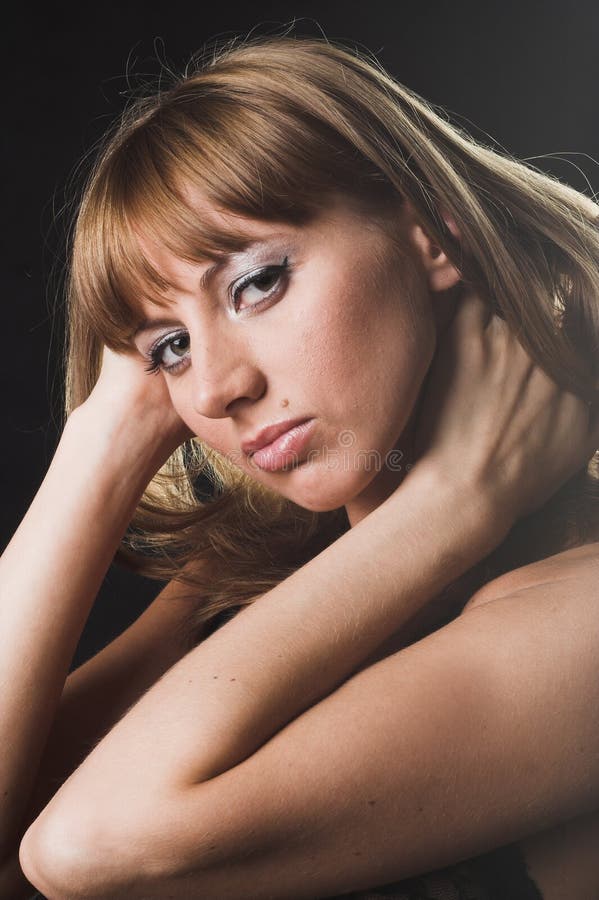 Female in Provocative Lingerie Stock Image - Image of panties, bright ...