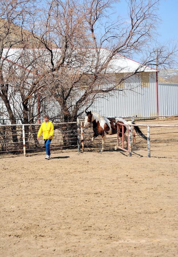 Female rancher. stock image. Image of adult, outdoors - 35554457