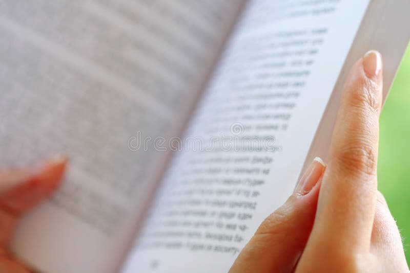 Female reading a book stock image. Image of female, woman - 10835189